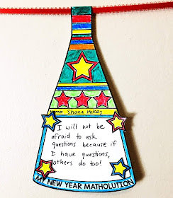Middle School Goal Setting Pennant