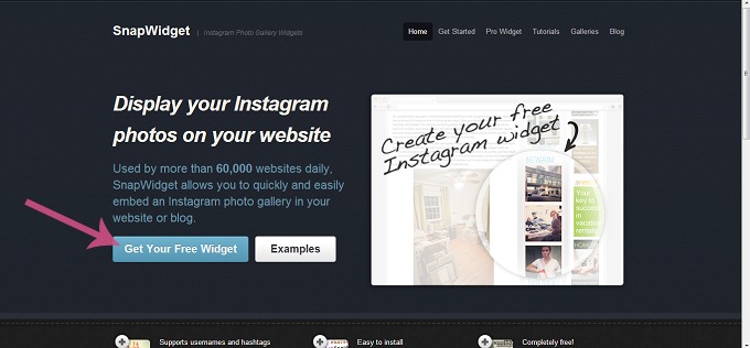 Instagram Widget for Blogger | Allure Blogger Design