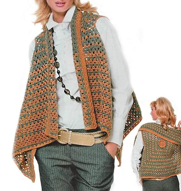Crochet Vest Pattern - Stylish And Easy