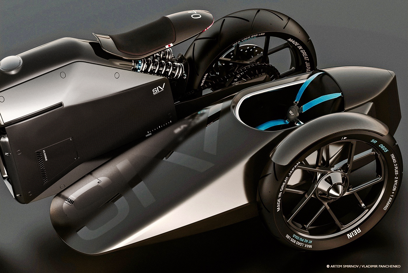 The Motorbike from Great Japan concept - Inazuma café racer