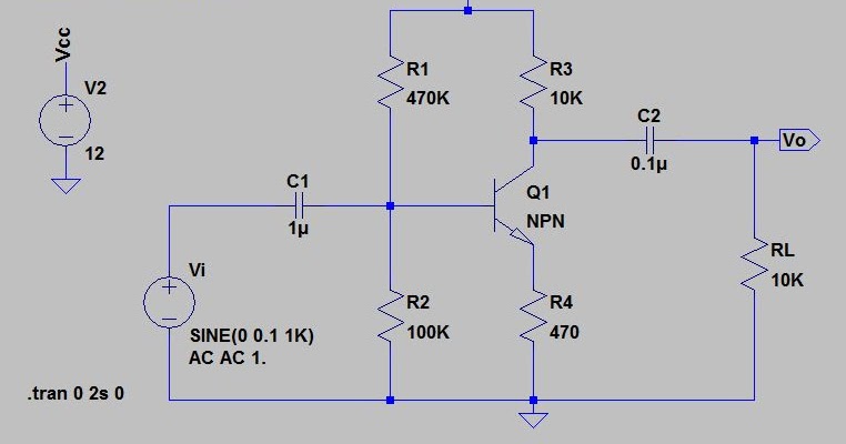 Electro-Magnetic World: Common Emitter Amplifier