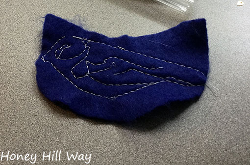 Honey Hill Way: Handmade Birdie pin