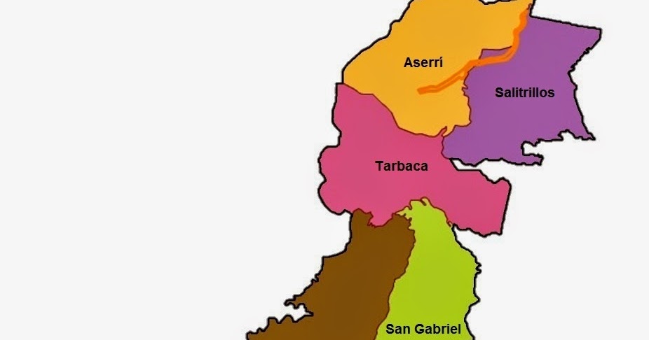 MAPAS DE: Aserri. Canton N° 6 de San Jose