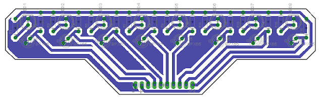 Rangkaian Sensor Robot Line Follower/LF 8 Array - WandaShare