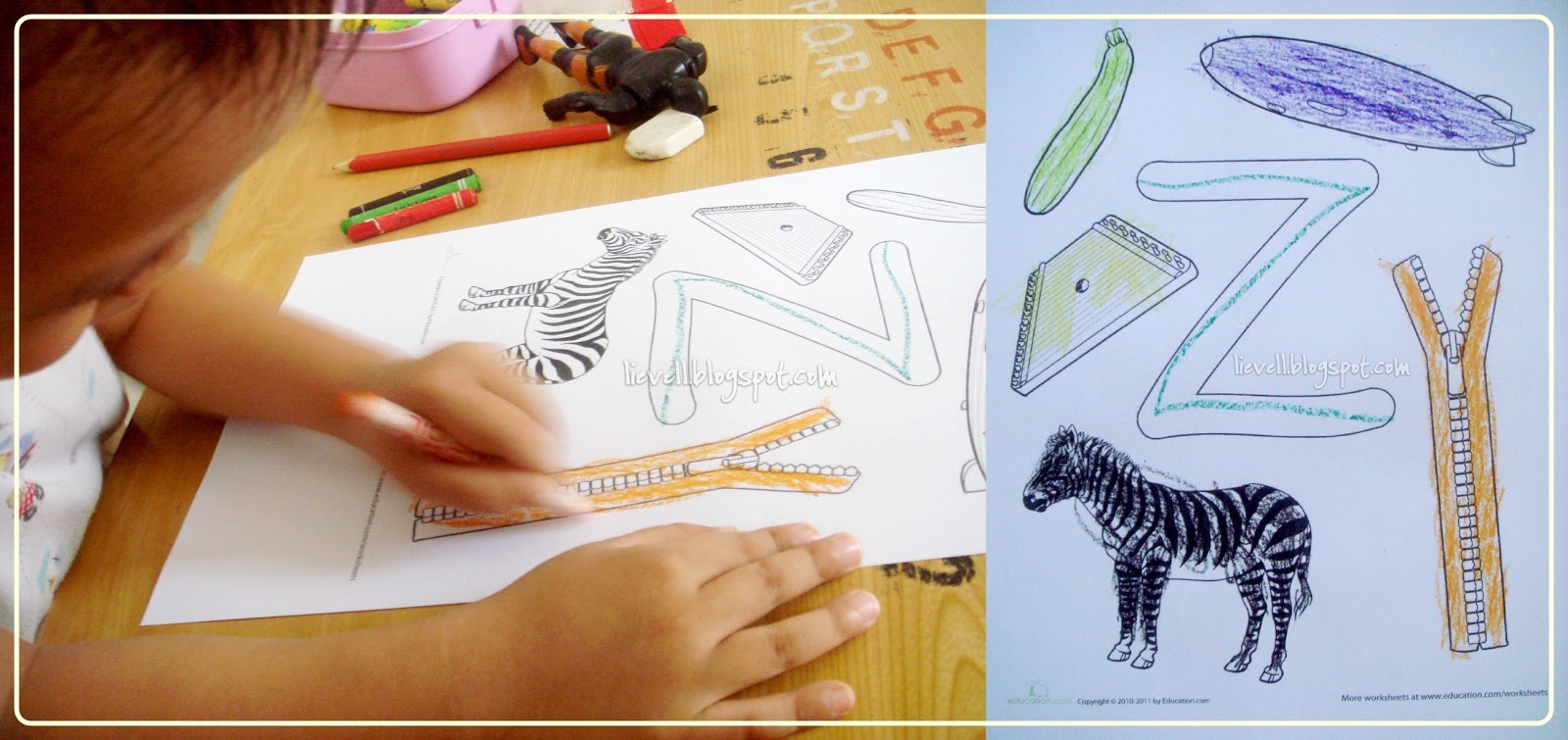 Simply-hood: Preschool : Letter Z