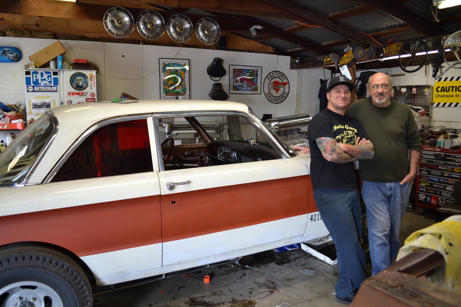 CHUCKLES GARAGE: Rod Powell stops by for a visit