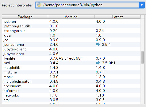 linuxBean14.04(72)Anacondaで科学技術系Pythonパッケージを一括インストールする-p--q