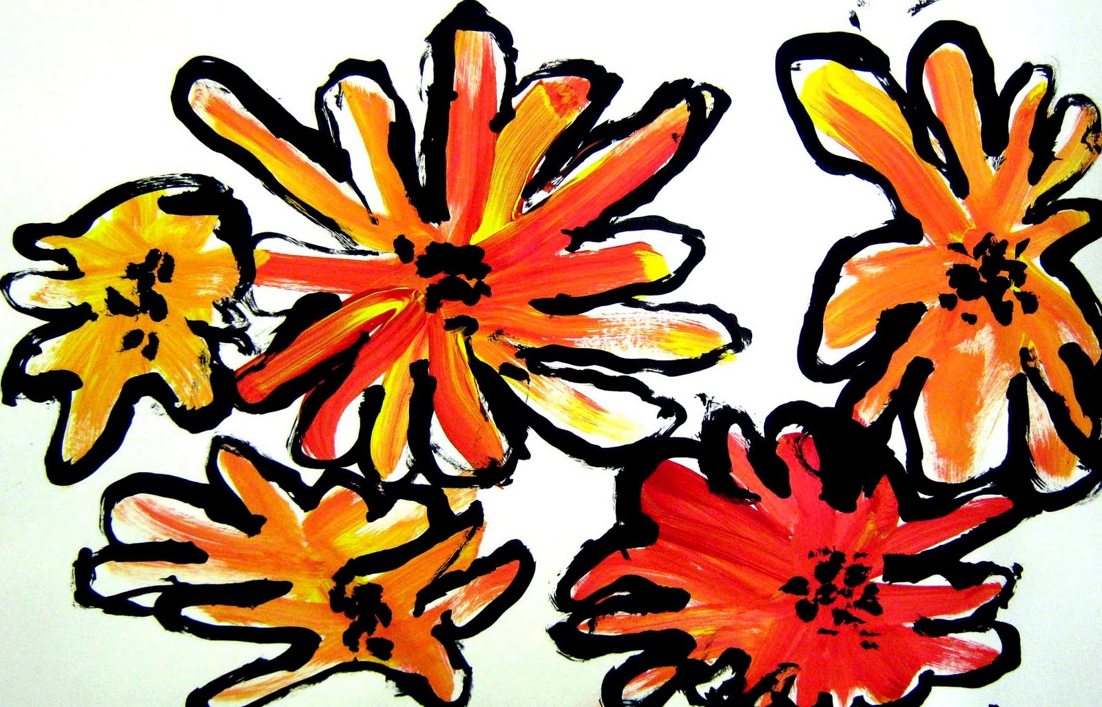 Art Dish with MJ: Red + Yellow = Orange!
