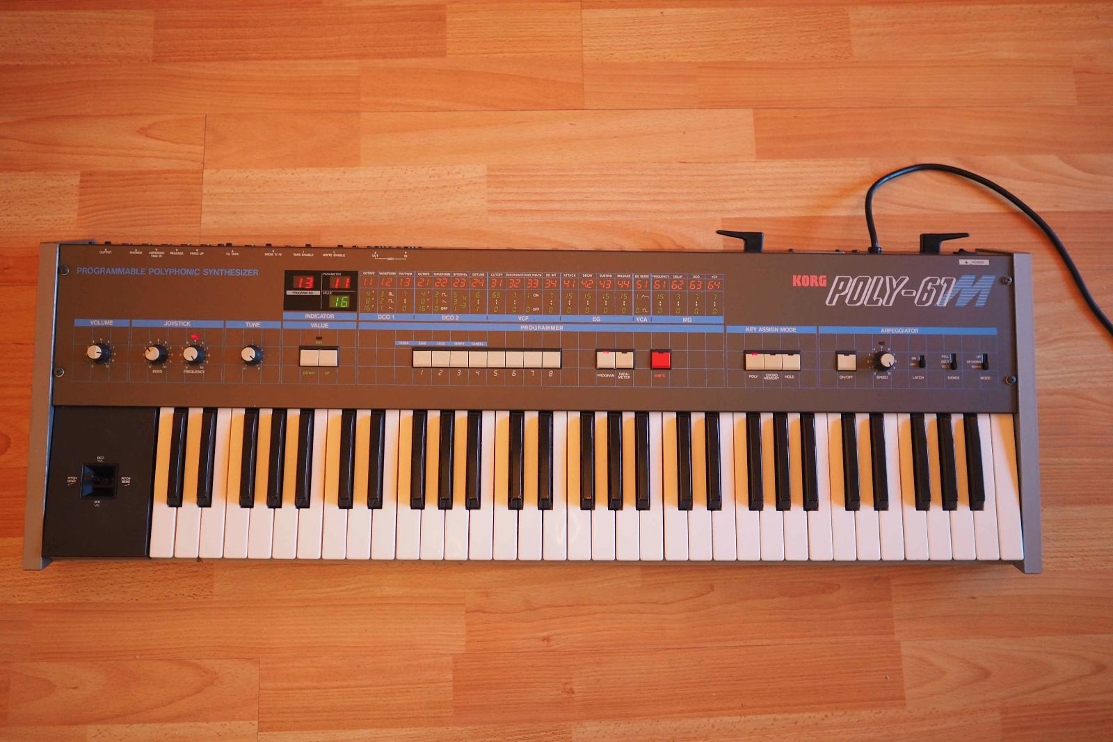 MATRIXSYNTH: Korg Poly-61M Analogue Synth w/ MIDI SN 001989