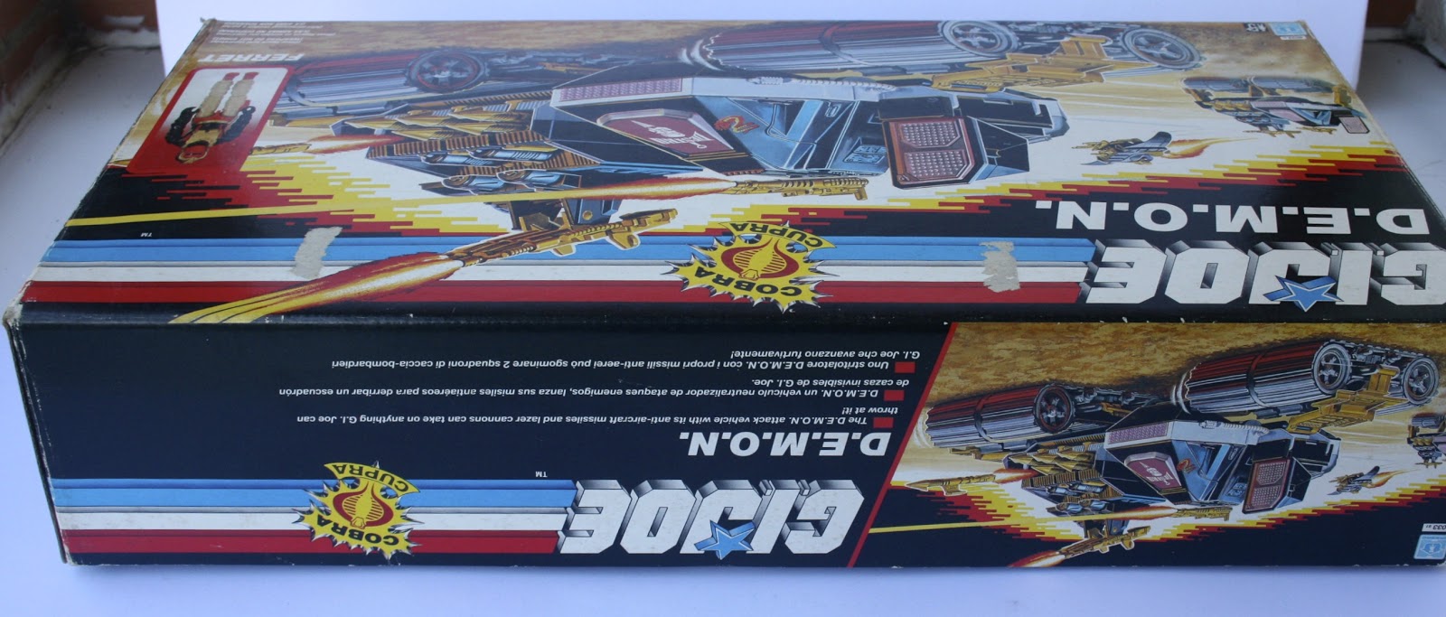 EL DRAGON DORADO: GIJOE GI JOE DEMON WITH FERRET - HASBRO 1989