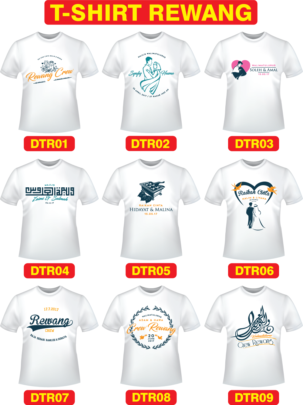 Design Baju T-Shirt Rewang | T Shirt Printing Malaysia | Cetak Baju ...