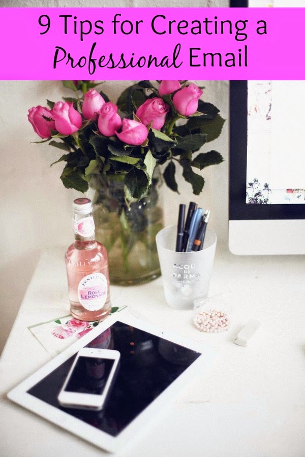 9 Tips For Creating a Professional Email |Sunny Days & Starry Nights