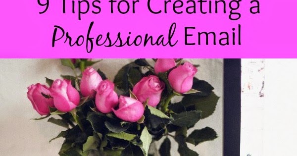 9 Tips For Creating a Professional Email |Sunny Days & Starry Nights