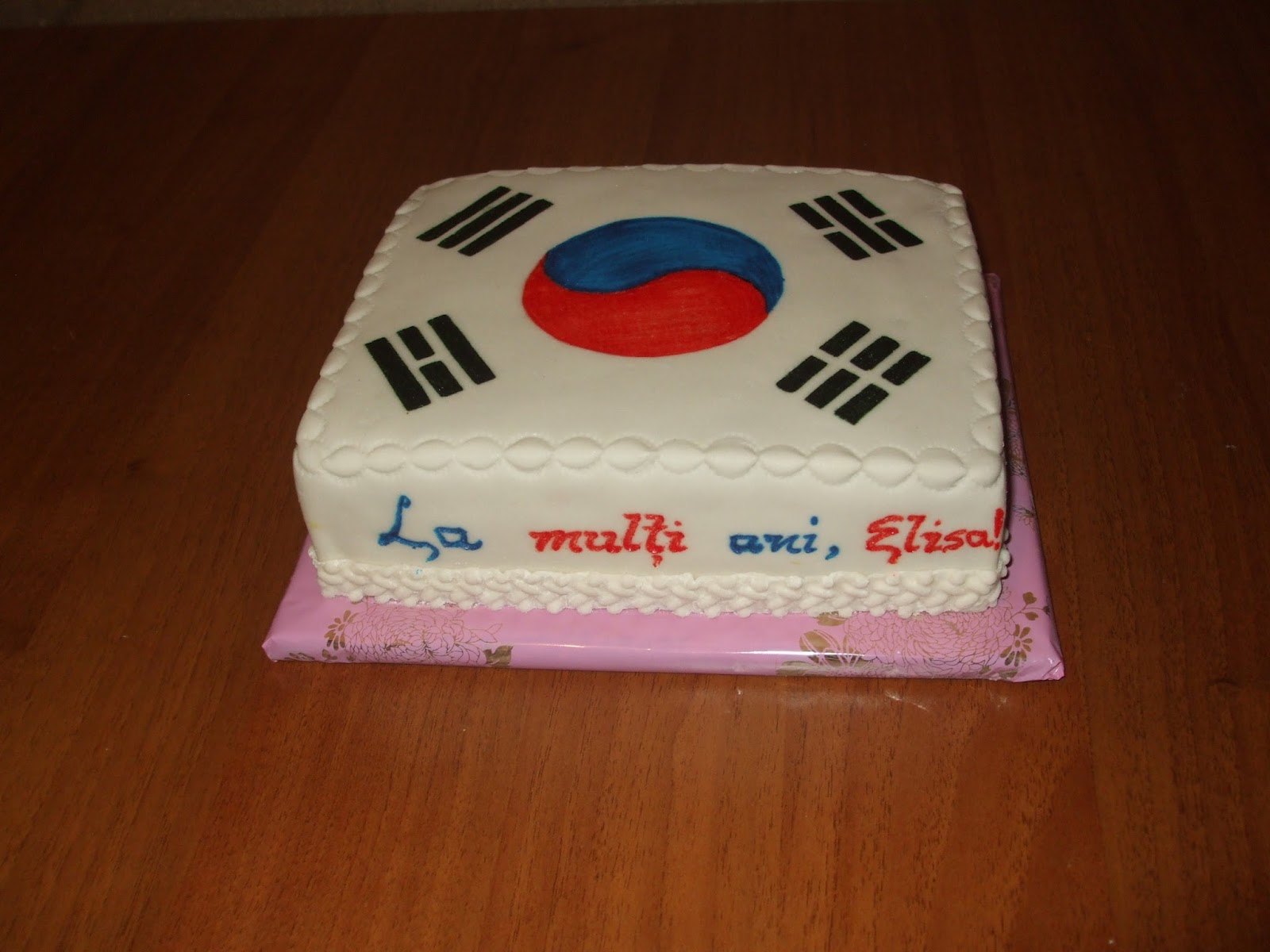 de toate: Tort steagul Coreei de sud