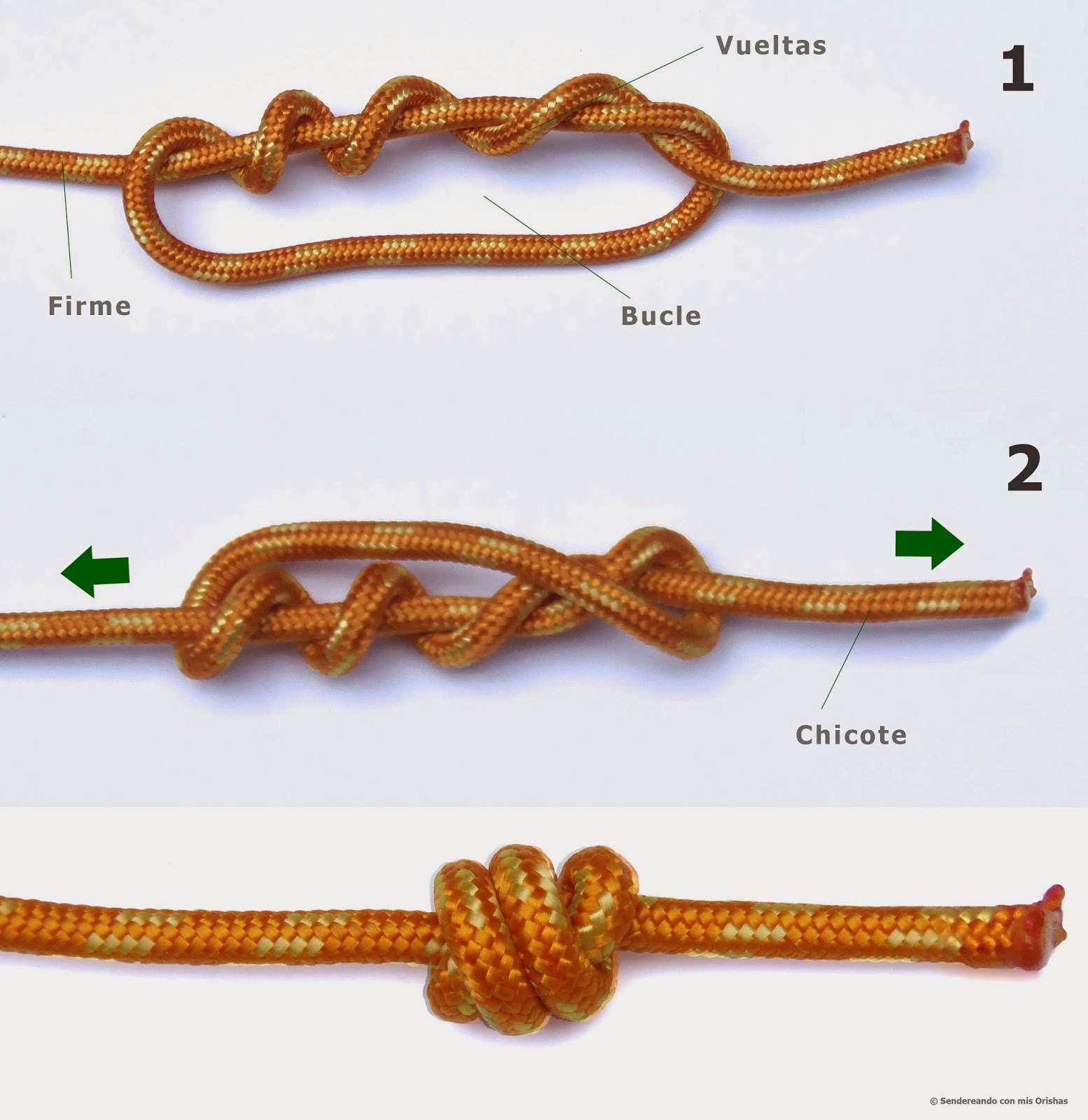 Nudos (Nudos de Tope, primera parte) ~ SENDEREANDO CON MIS ORISHAS...