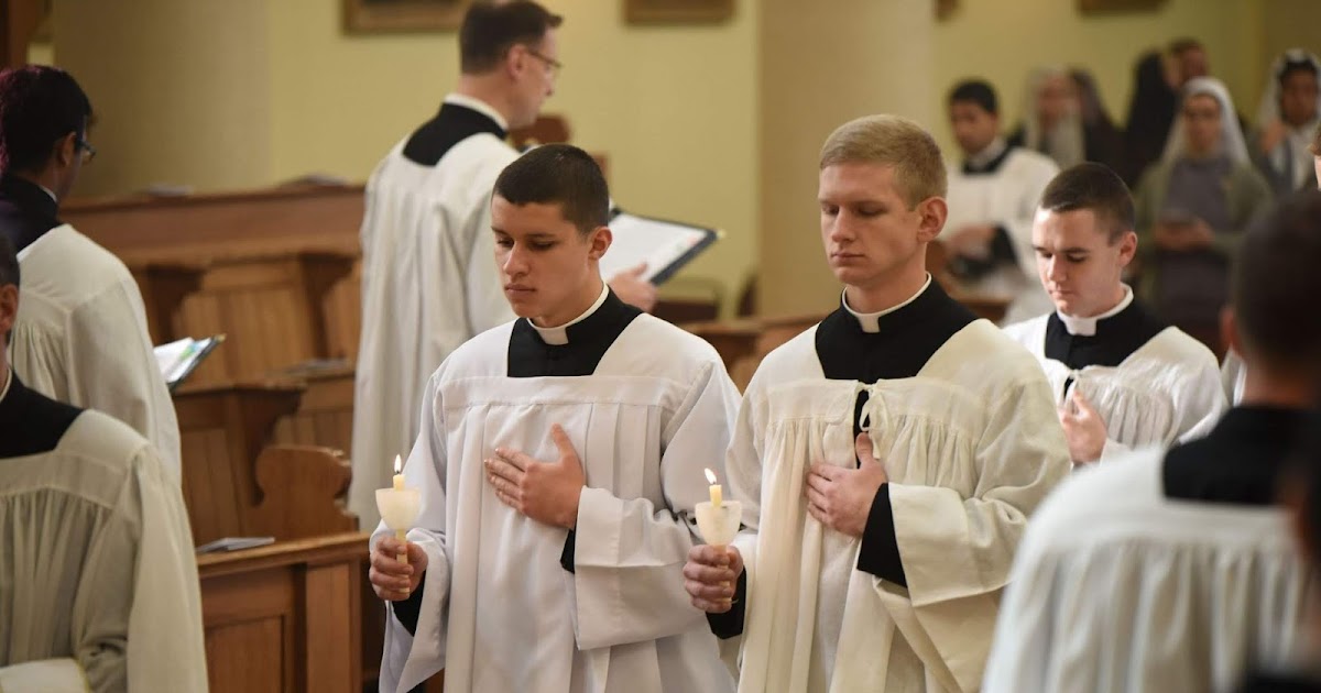 New Liturgical Movement: Minor Orders and Tonsure Ceremonies at FSSP ...
