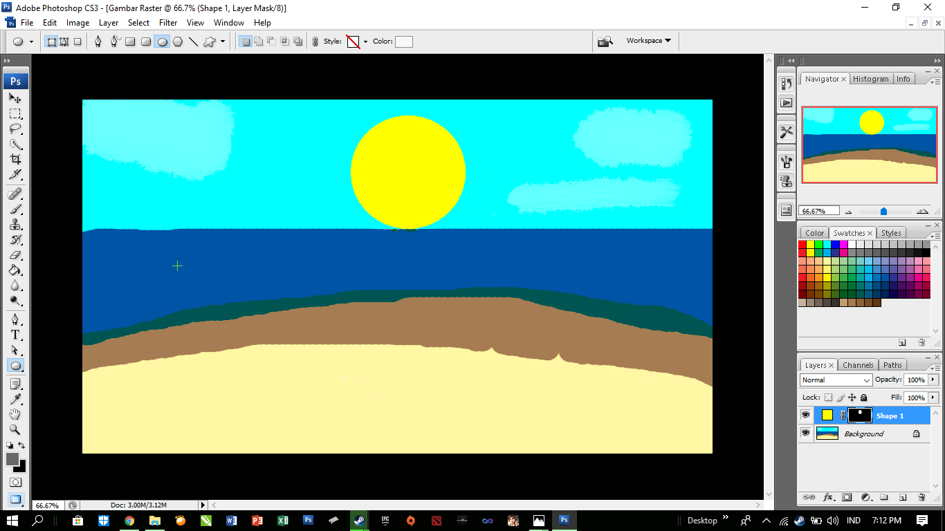 Gambar Raster Sederhana