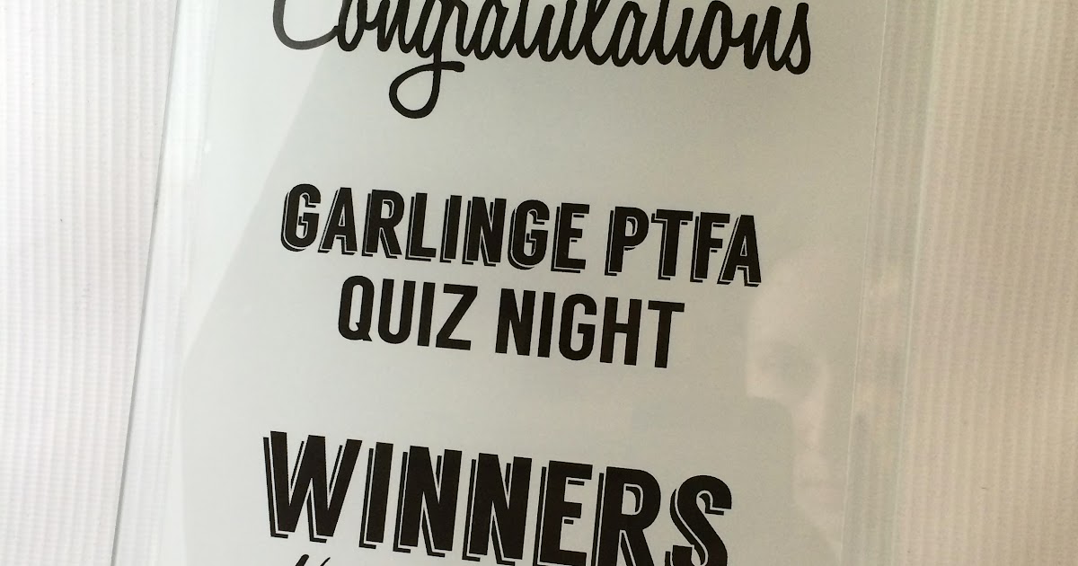 Garlinge PTFA | Glass Plaque - All Sign Solutions | Signs and Graphics