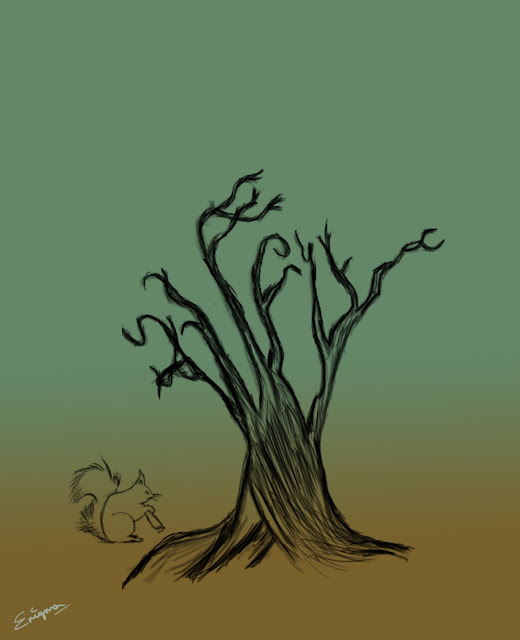 Graphics 'n' 3d: Surreal Tree Landscape - Breakdown