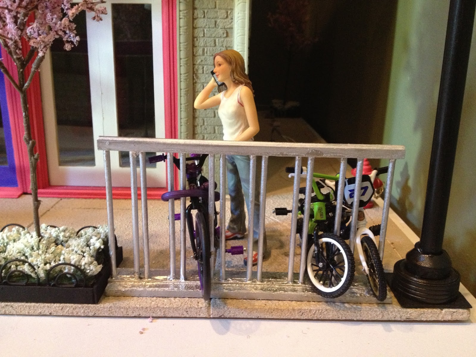 Jocelyn's Mountfield Dollhouse: A Miniature Bike Rack
