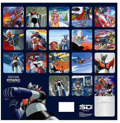 Calendario Mazinger Z. 2012-2013, 18 meses | Calendario de pared