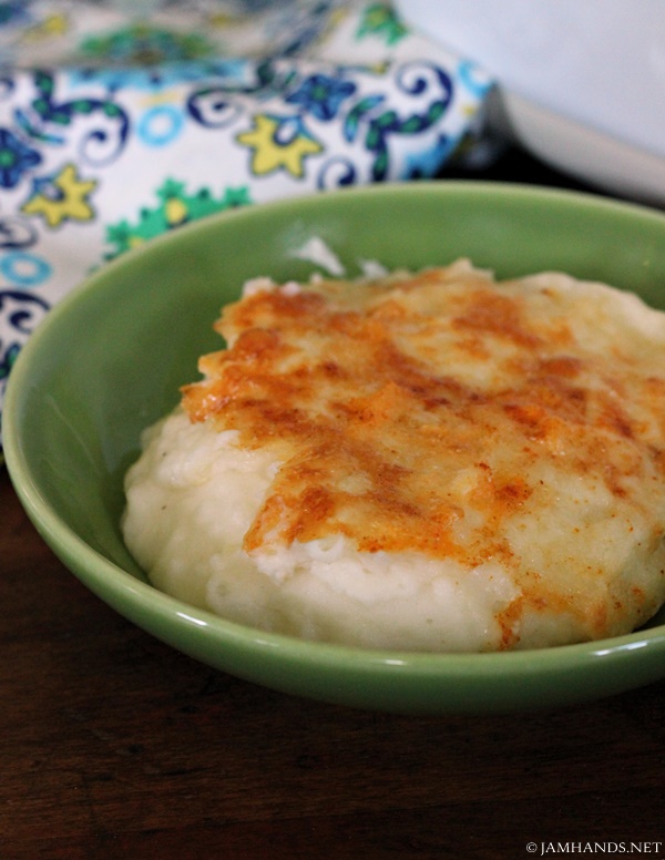 Cheesy Mashed Potato Bake