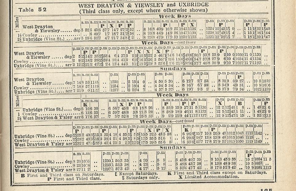 BRITISH RAILWAYS WESTERN REGION TIMETABLE JUNE 1952: THE CAMBRIAN COAST ...