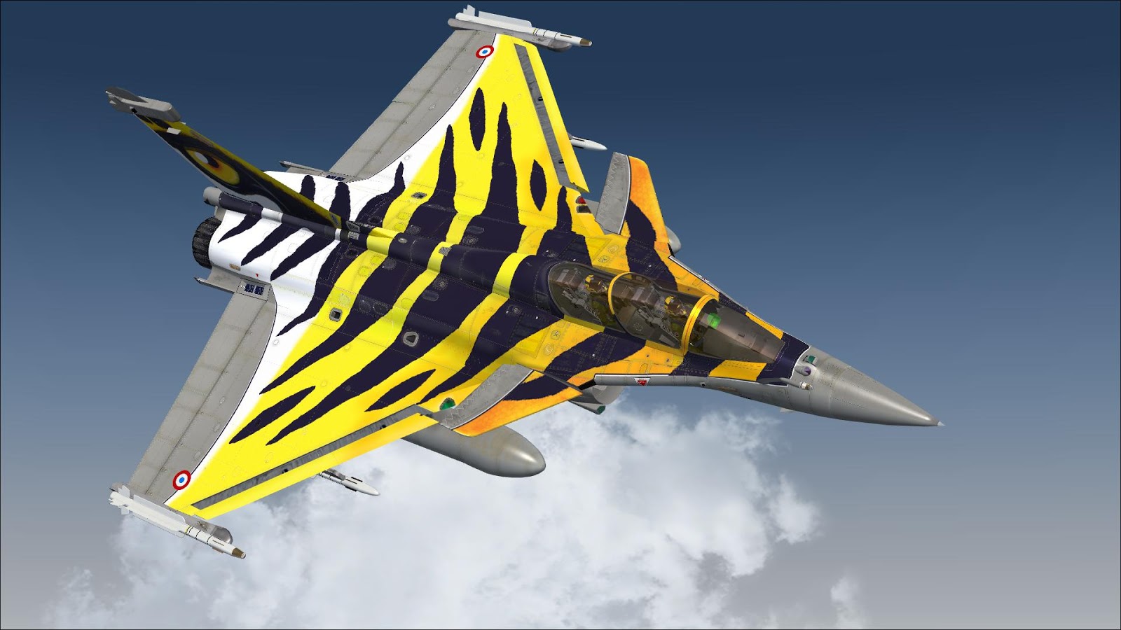 my homebuilt cockpit: Rafale B de Rollus, jamais distribué...sic