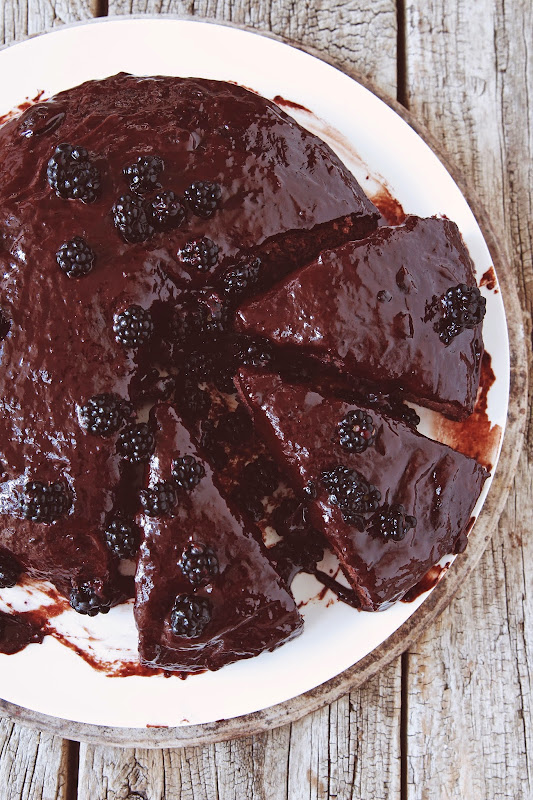 Milk and Honey: Chocolate Blackberry Jam Cake
