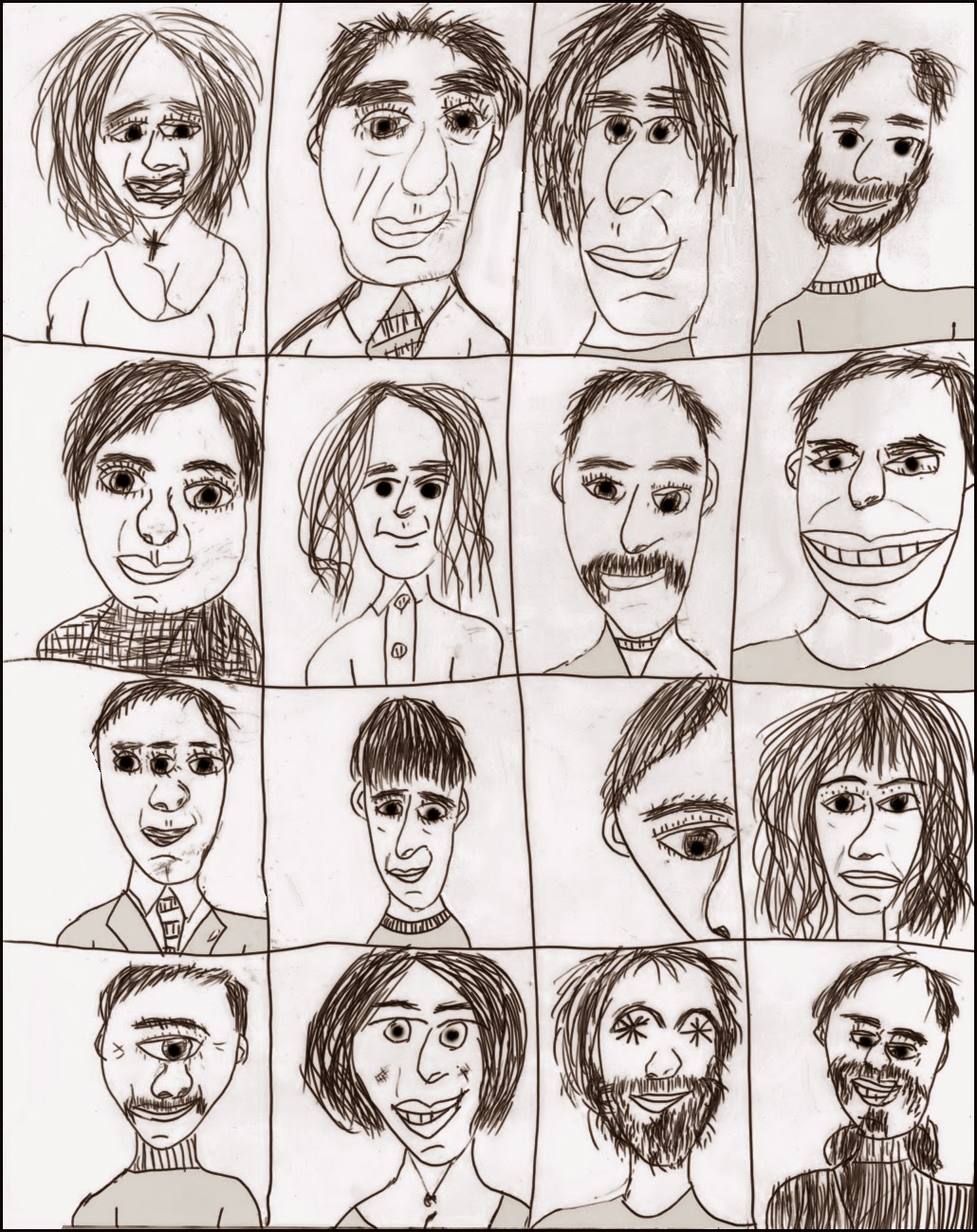 All This Is That: Drawings: Faces No. 540