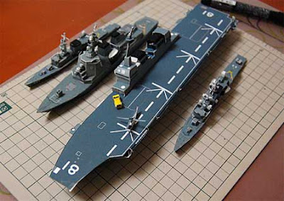 Papercraft - Helicopter Destroyer DDH-181 Hyuga class - Papercraft4u ...