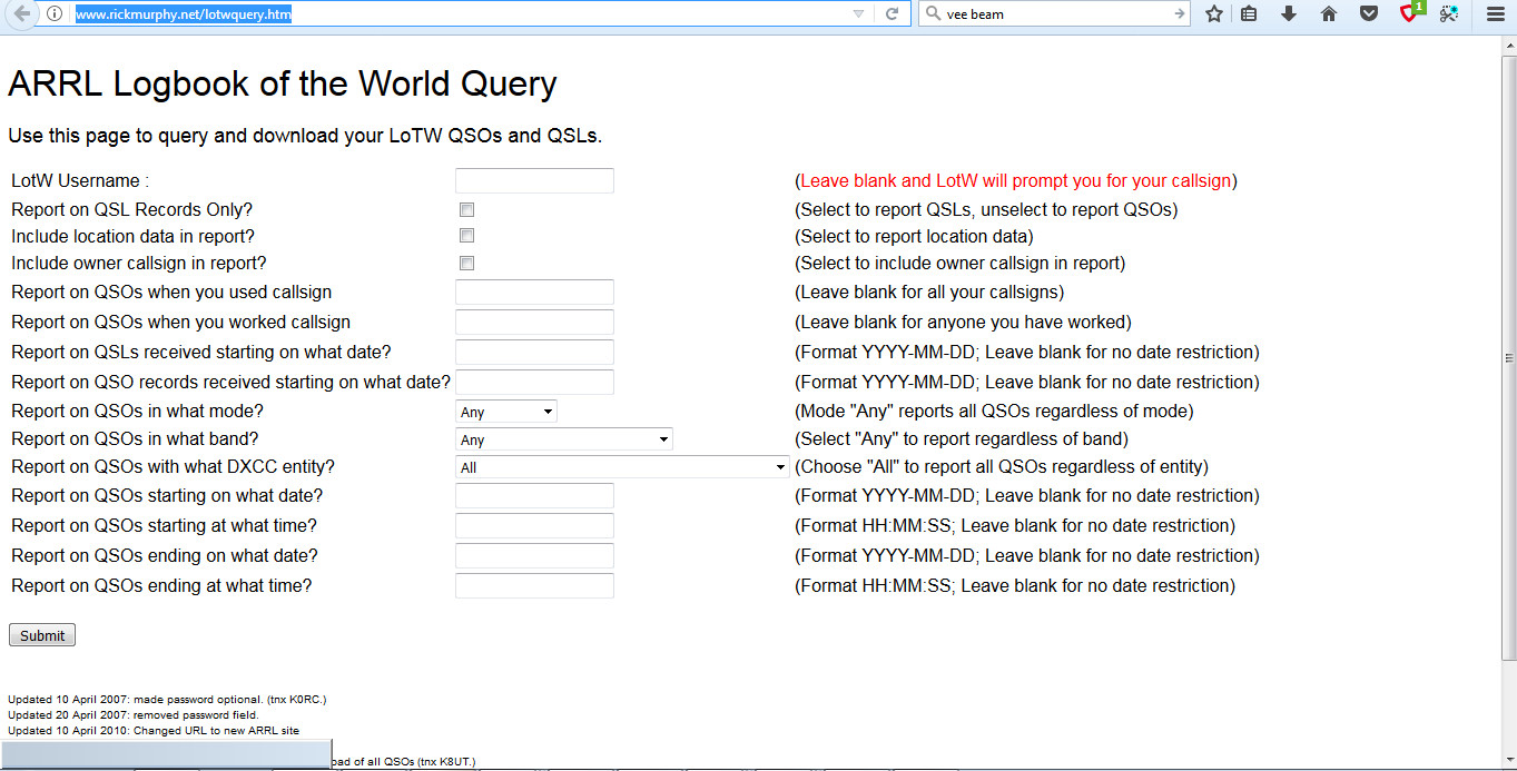Logbook Of The World