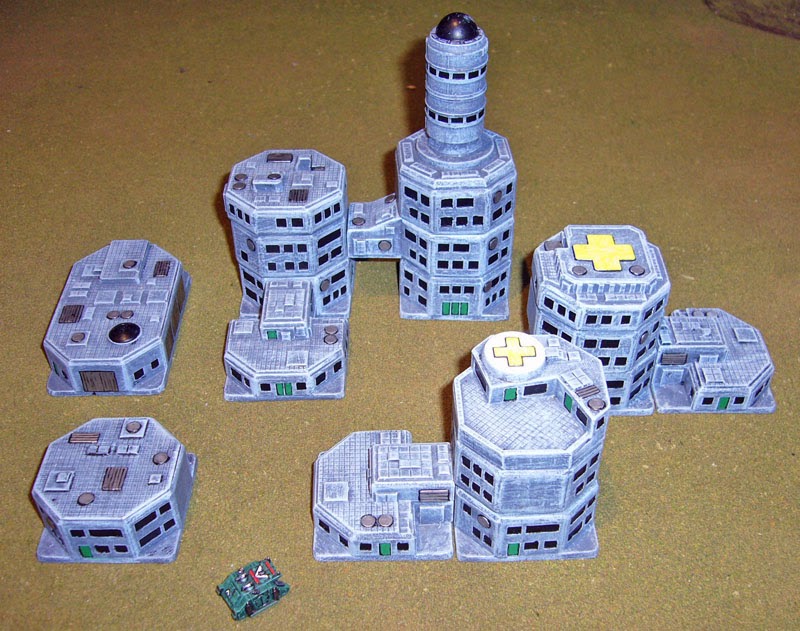 Hordes of Things: Daemonscape 6mm SciFi Buildings
