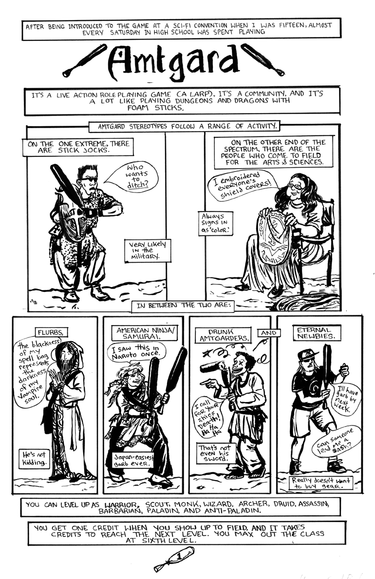 Arts by Maggie: Amtgard in two pages