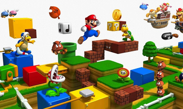 Super Mario - 3D Art - Omygad!
