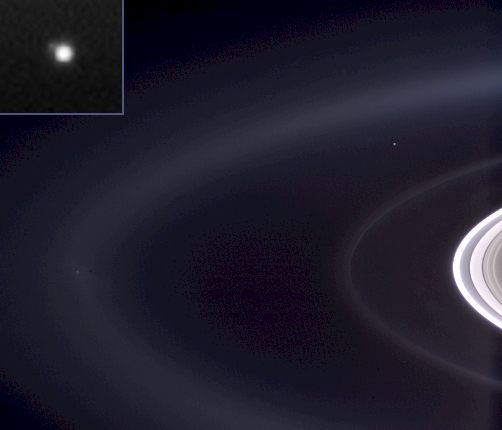 Earth seen from Saturn | Earth Blog