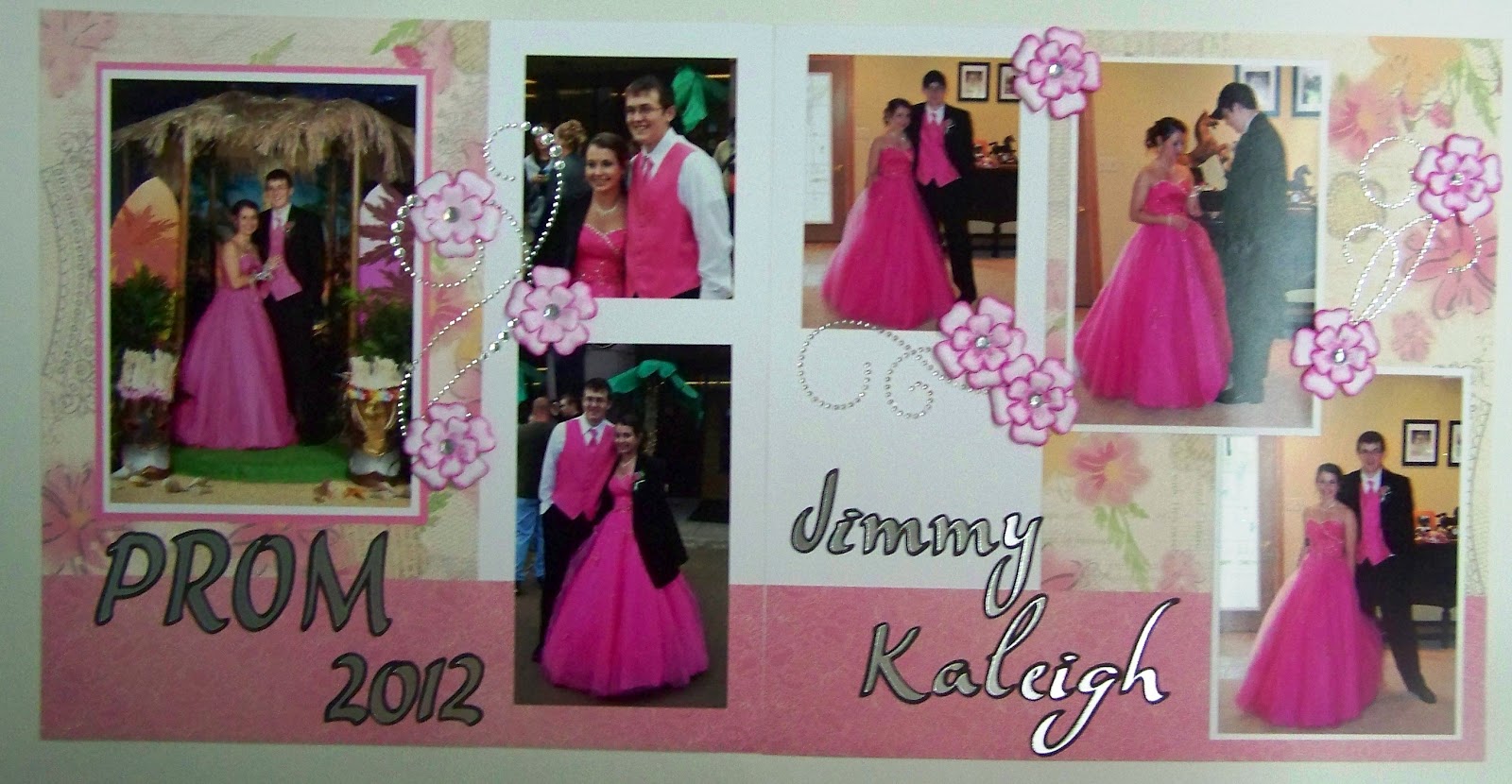 Scrappin' Jenn's Creative Round Up: 2 Prom Layouts