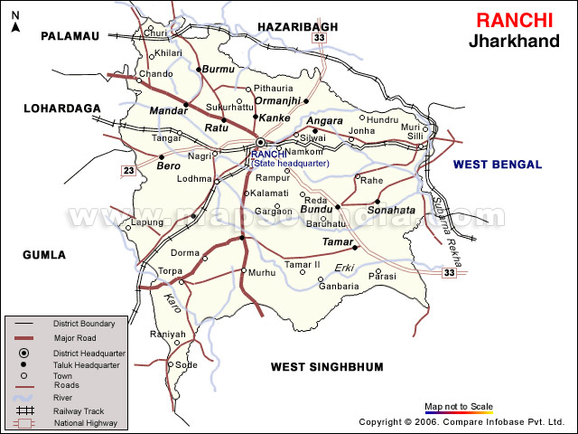 Ranchi in Jharkhand | Beautiful Places