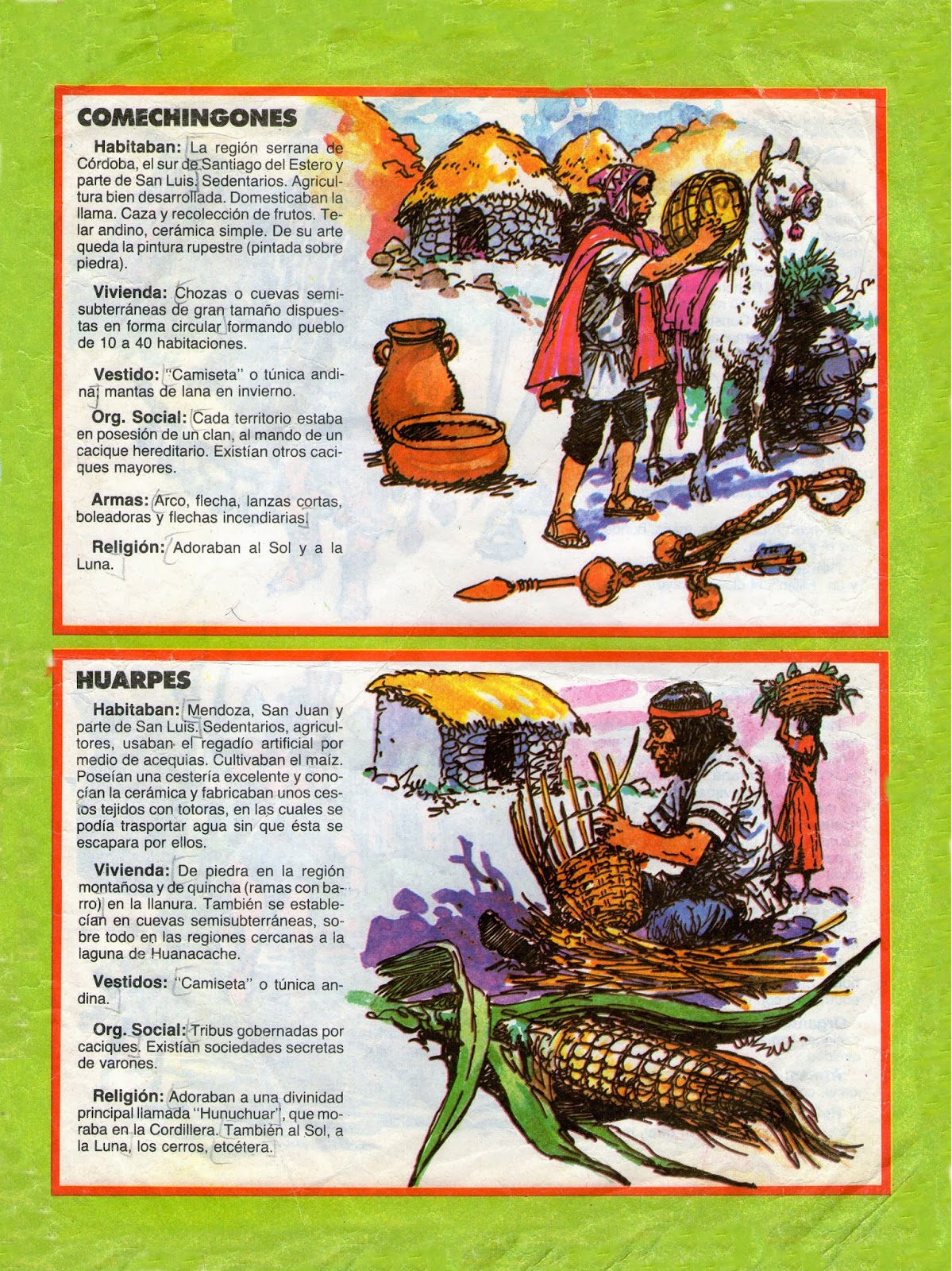 Hace los deberes: Pueblos Originarios 5: Comechingones y Huarpes