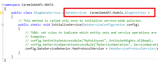 The Aspnet Mvc Club Step By Step How To Create A Wcf Odata Rest Application In Aspnet Mvc