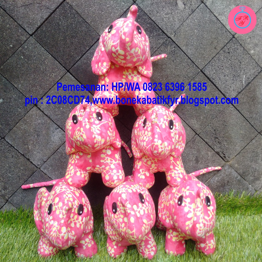 Jual boneka batik, Jual boneka batik hewan, Jual boneka batik kain perca