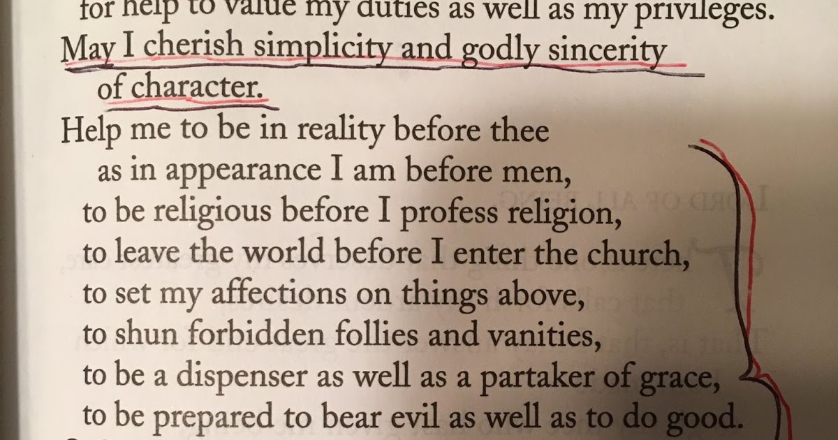 Len and Angie Paxton Ministry Connect: A Puritan Prayer