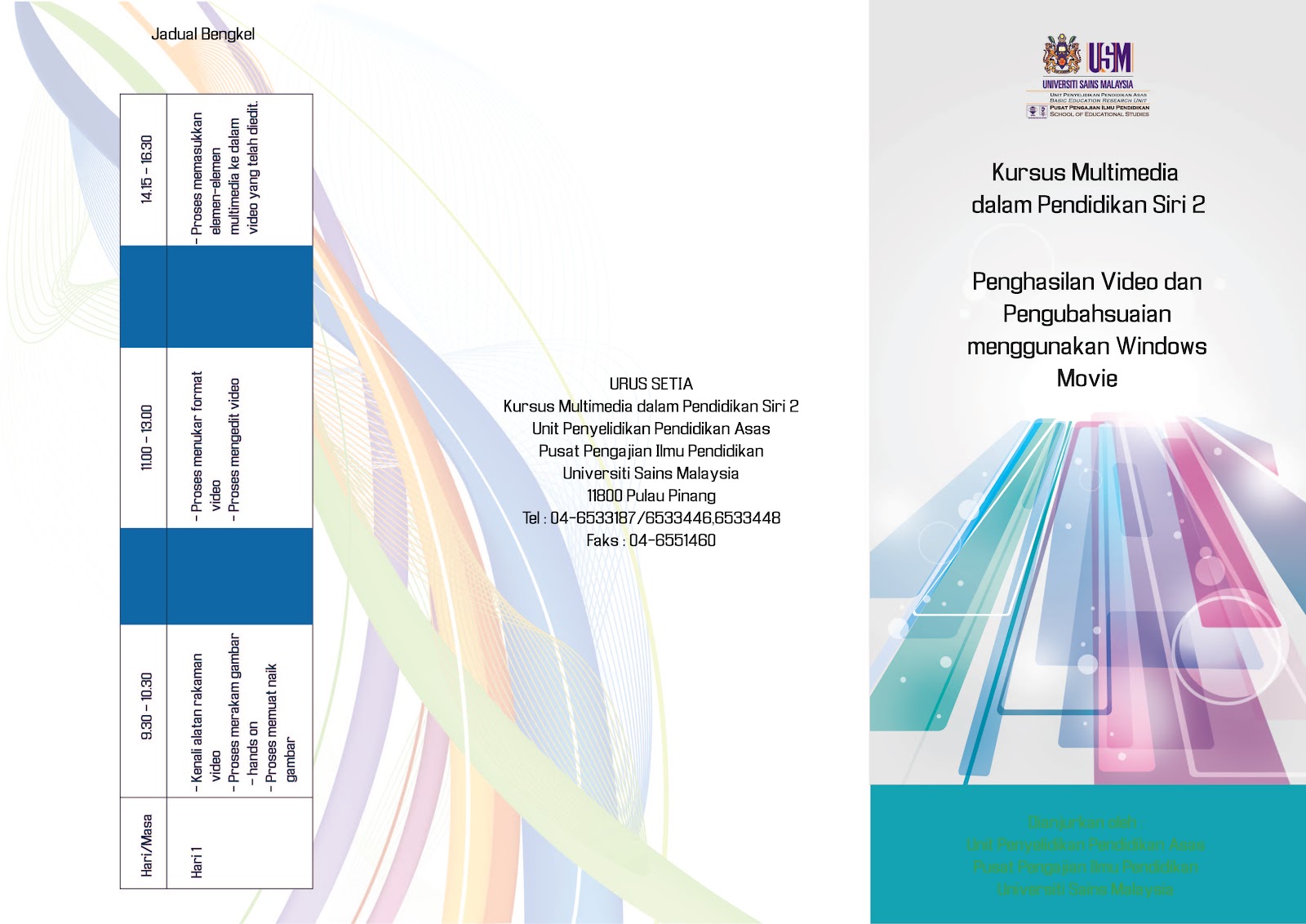 UNIT PENYELIDIKAN PENDIDIKAN ASAS: KURSUS PENGGUNAAN MULTIMEDIA DALAM ...