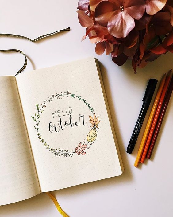 Bullet Journal Brasil: Inspiração para capa do mês para o seu Bullet ...