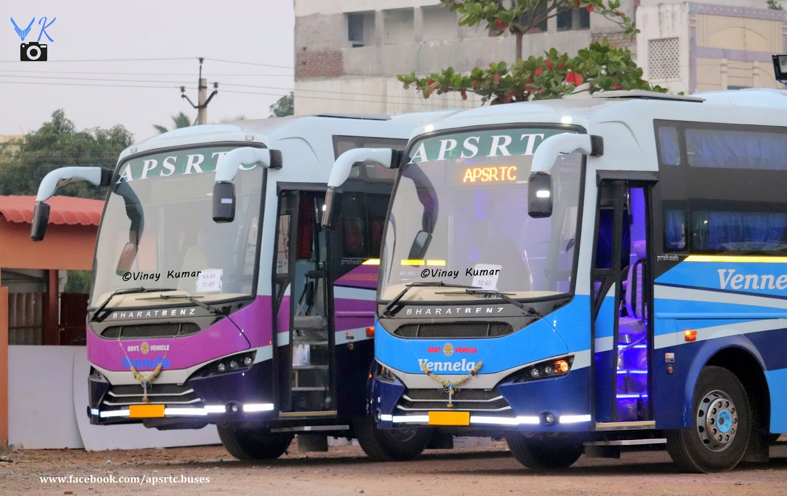 APSRTC NEW VENNELA AC SLEEPER BHARAT BENZ BUS