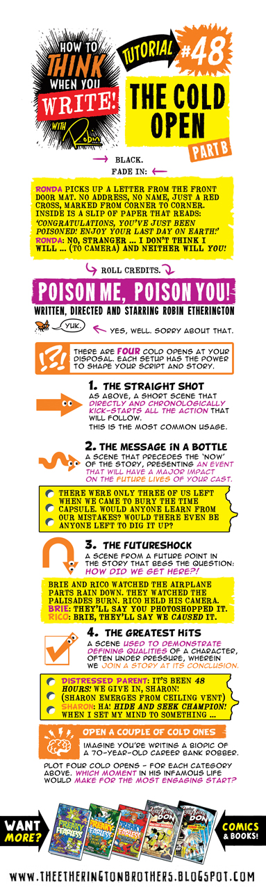 The Etherington Brothers: How to THINK when you write THE COLD OPEN ...