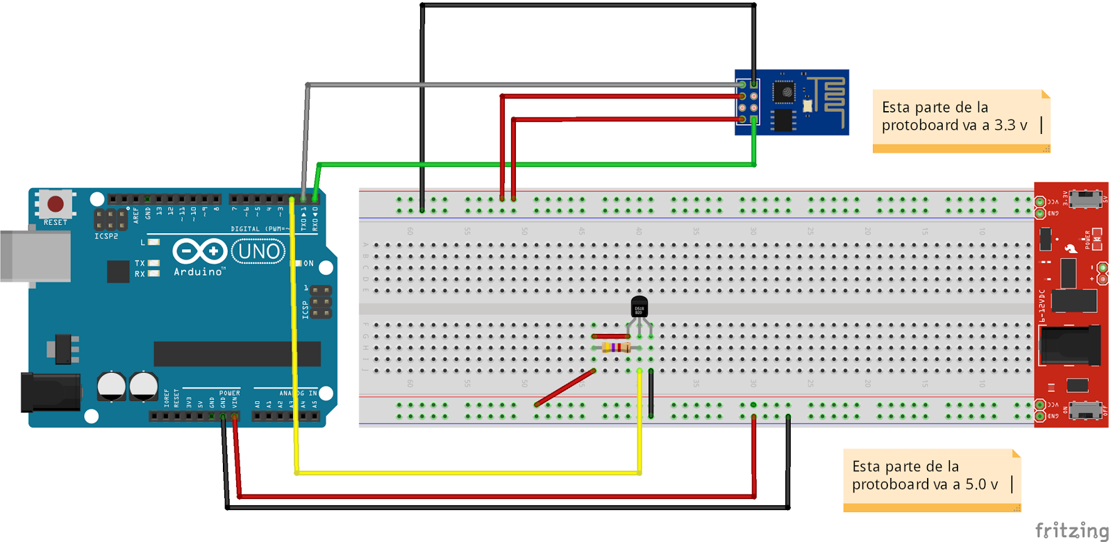 Duda Alimentación A Través De Protoboard Hardware Arduino Forum