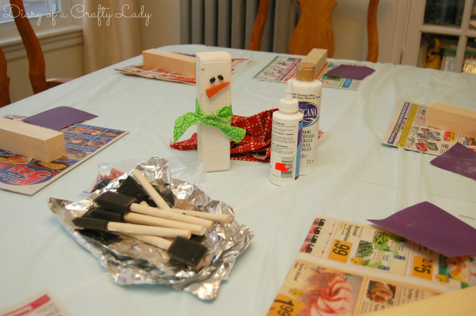Diary of a Crafty Lady: Our Winter Themed Birthday Party