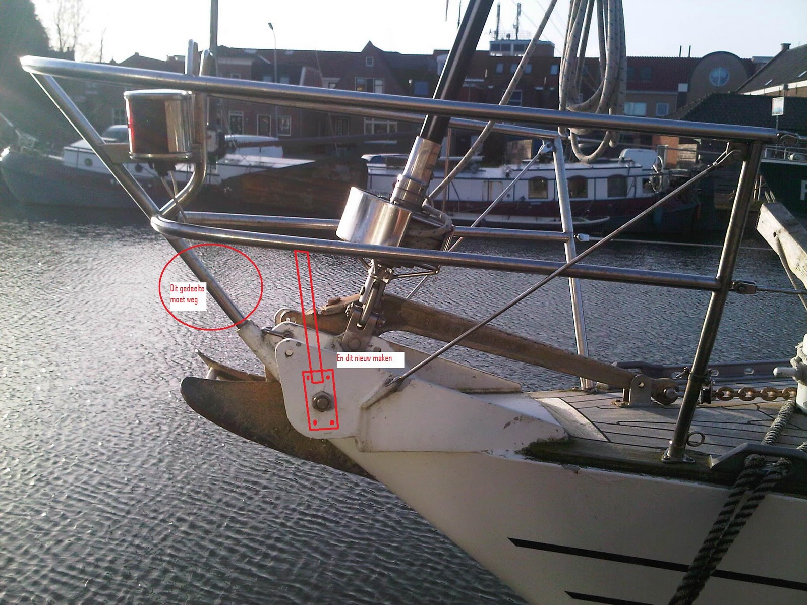 Sailing Yacht DixBay (NL): Nieuw anker