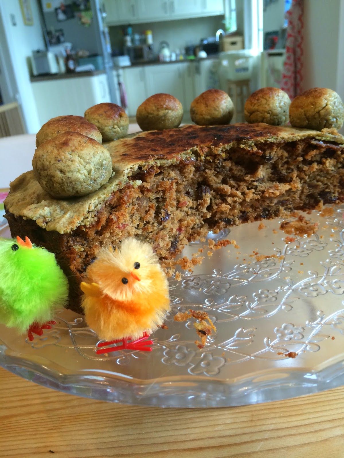 Mrs Bishop's Bakes and Banter: Simnel Cake and Bounty Bars! Easter ...